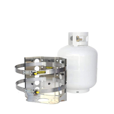 Buy Power Tank Propane Tank Bracket for 20 Lb. Steel BBQ Propane Tank ...