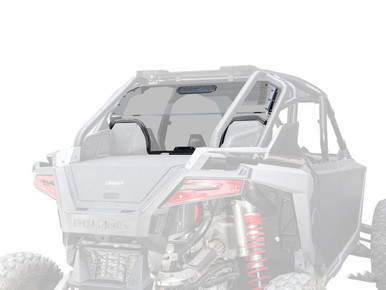 SuperATV Polaris RZR Pro XP Rear Vented Windshield - RWS-P-RZRTR-V-76# ...