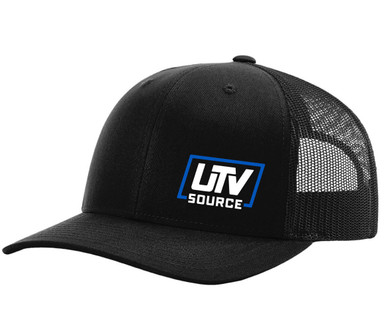 UTV Source Curved Bill Trucker Hat (Standard Logo) (Black)