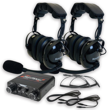 NavAtlas NNT10 2 - 4 Person Off-Road Intercom Headset and Cable Bundle ...