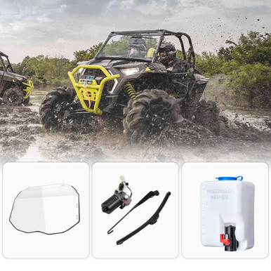 Kemimoto Can-Am Maverick X3 Full Windshield & Windshield