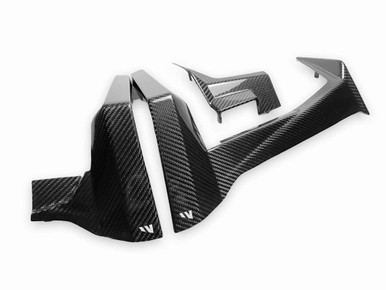 FourWerx Carbon Polaris RZR Pro R / Pro XP Carbon Fiber 3pc. Dash Trim ...