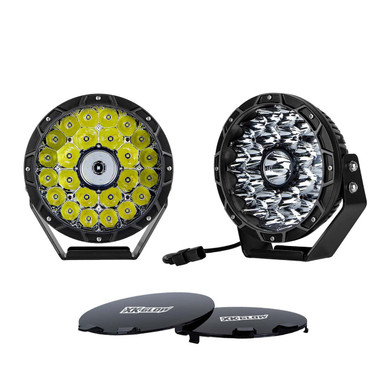 XK Glow Offroad Round Work Light Kit - XK066009
