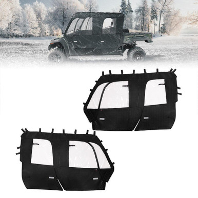 Kemimoto Tracker 800SX Crew Soft Cab Enclosure Doors - B0102-03909-BK