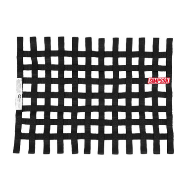 Simpson Racing Standard Stock Car Window Net - 36002BK