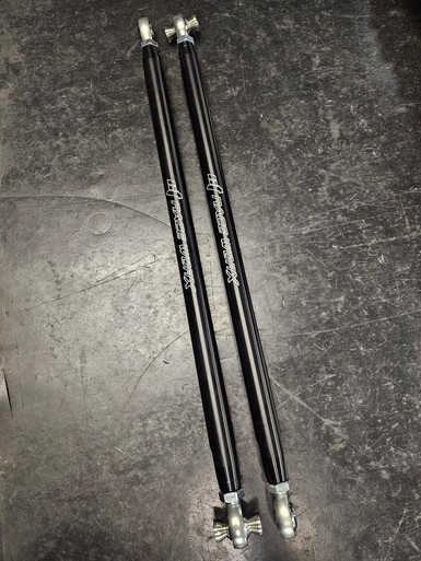CT Race Worx Can-Am Maverick X3 72" Race Tie Rods for Flag - Black Ano
