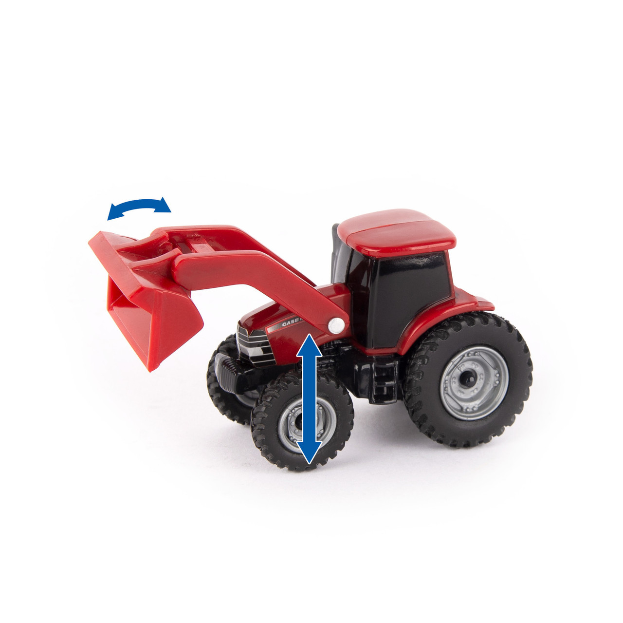 Case IH 1:64 Scale 4 Piece Farm Set includes Tractor with Loader ...