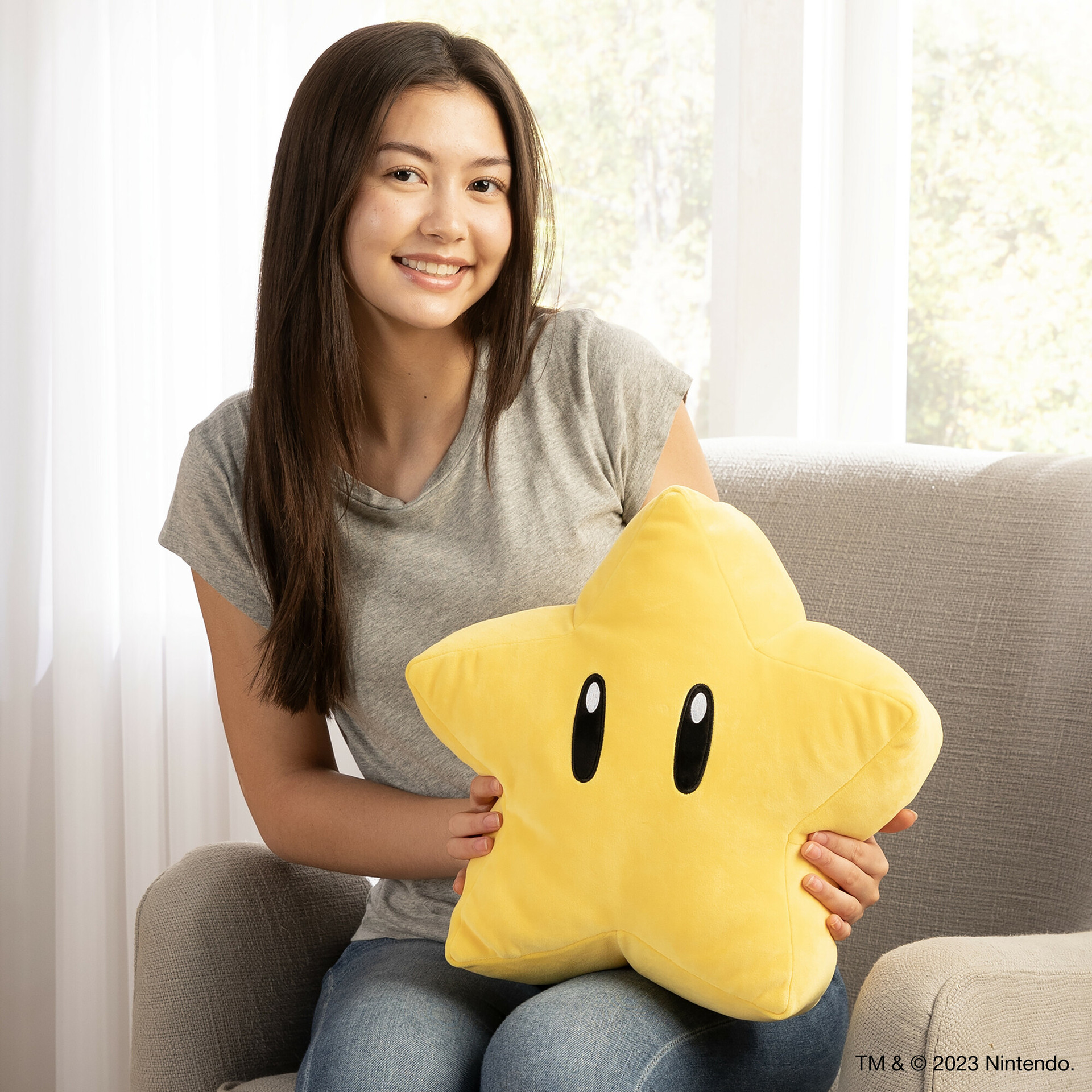 Club Mocchi- Mocchi- Super Mario™ Bowser Shell Mega Plush Toy, 15 inch