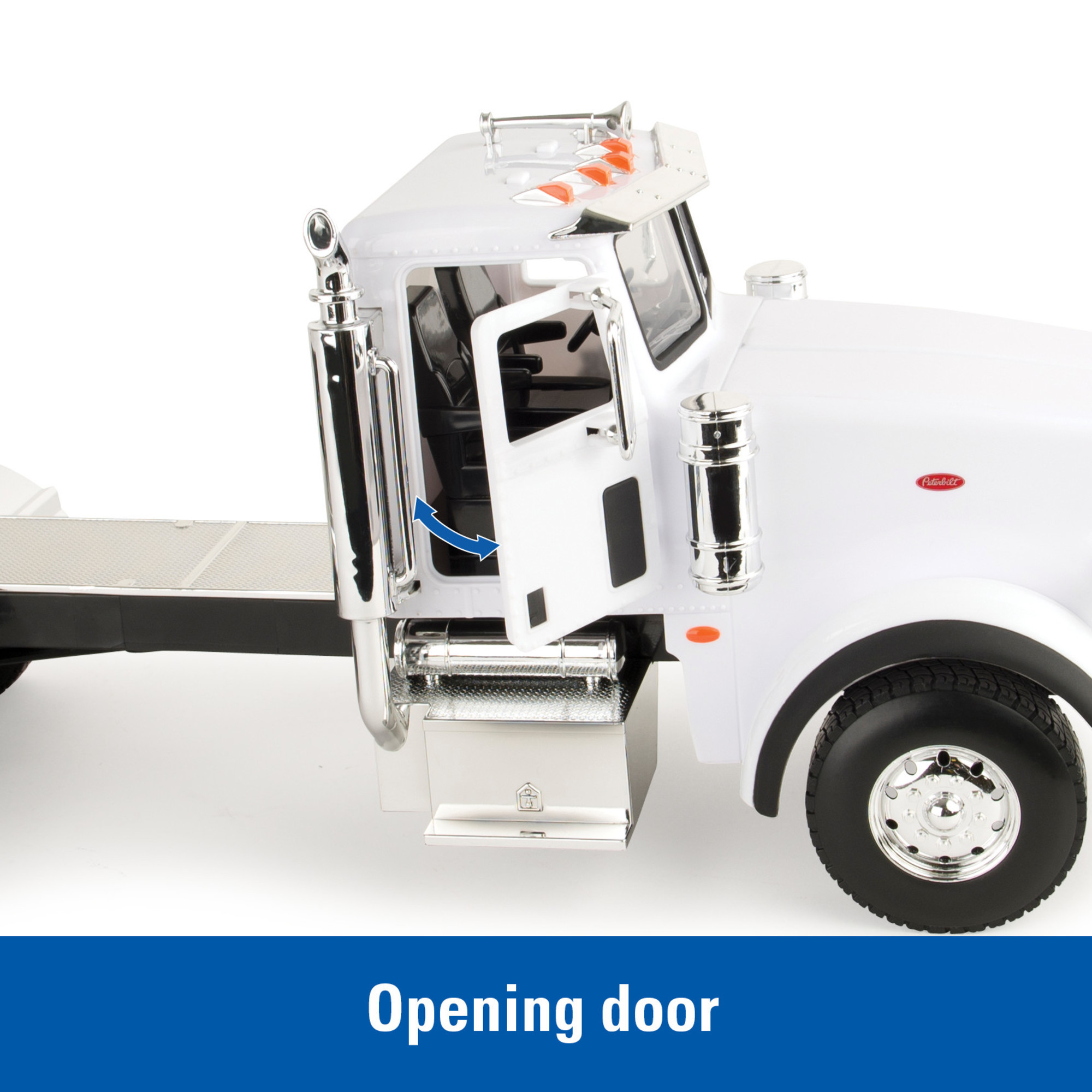 Big Farm Peterbilt 1:16 Scale Model 367 Logging Truck with Pup Trailer ...