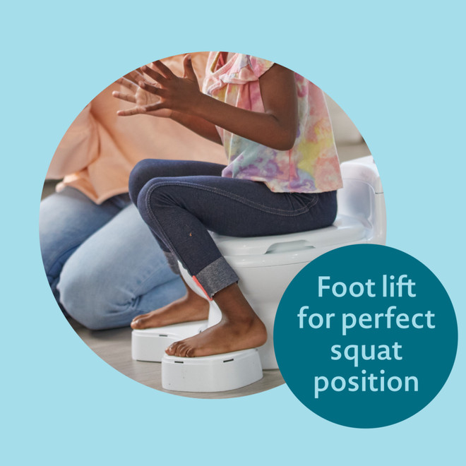 Super Pooper™ Plus Potty Training System with Foot Rest – 2-in-1 Potty ...