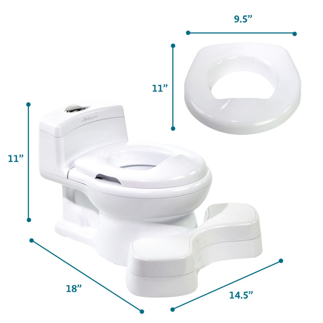 Super Pooper™ Plus Potty Training System with Foot Rest – 2-in-1 Potty ...