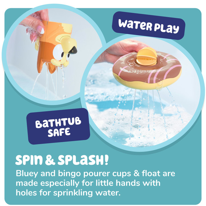 Toomies Splash & Float Bluey & Bingo – 2-in-1 Water Toys