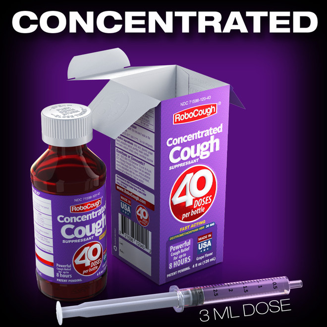 $12.00 per bottle - RoboCough grape flavor - 2 bottles