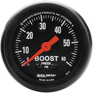 Auto Meter Z Series Boost Gauge 2617 for Enhanced Performance