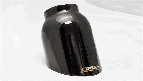 Corsa Xtreme Exhaust Catback Quad Tip Black (15-19 Challenger 6.4 ...