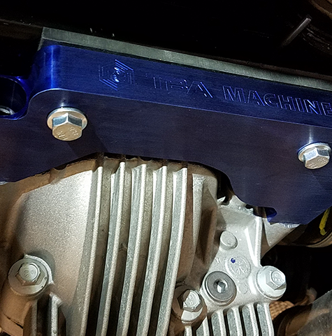 TBA Machine Rear Differential Brace (2015-2023 Hellcat/Demon) TH-DIFF ...