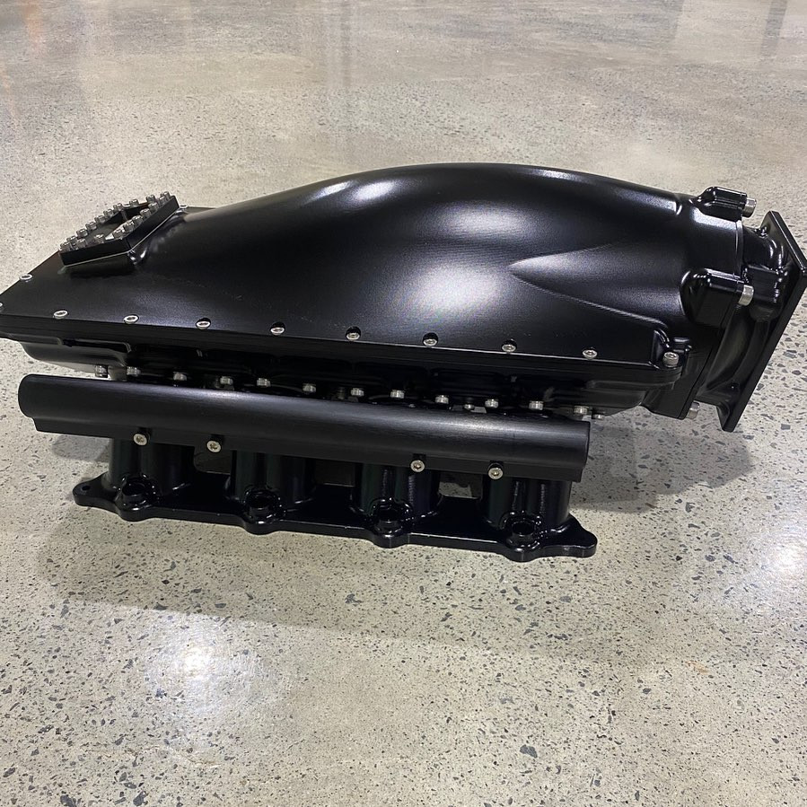 Shaun's Alloy Billet Coyote Intake Manifold 2011-2020 Mustang with 5.0L ...