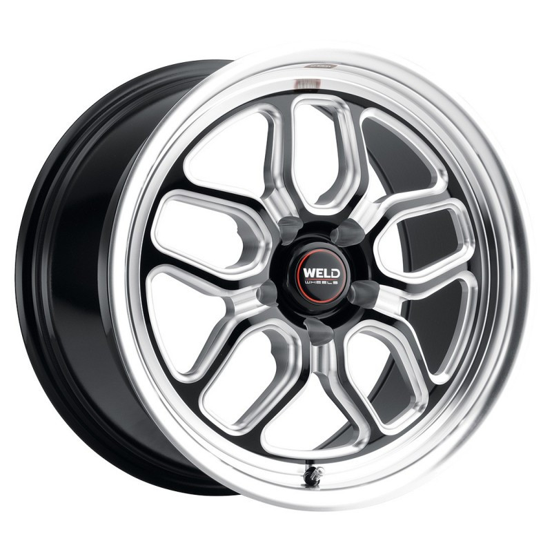 Weld Laguna 20x5 Front 18x10 Rear Non or Beadlock Drag Pack Gloss Black ...