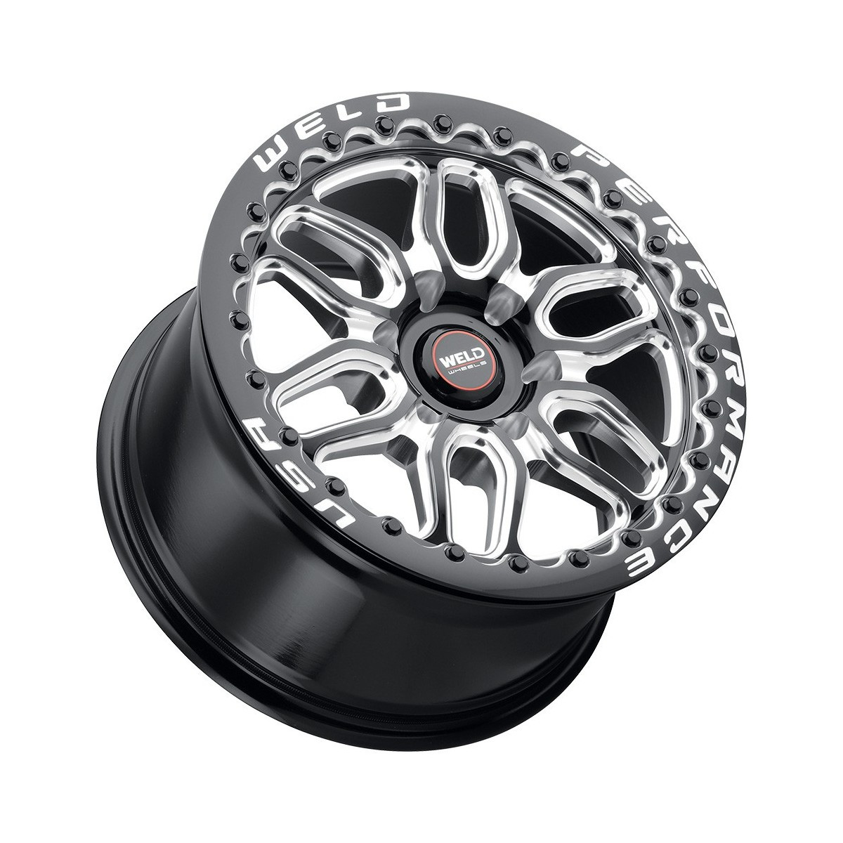 Weld 20x10 Laguna 6 Beadlock Drag Wheel 6x139.7 BP 38 Offset 7 BS Gloss ...