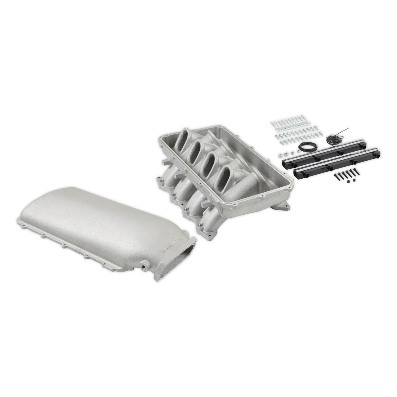 Holley EFI Hi-Ram Intake Manifold Ford Coyote 2007-2014 GT500 Throttle ...