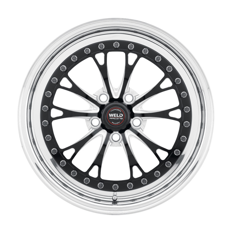 Weld Vitesse 17x10 / 5x120mm BP / 7.2" BS Black Center Wheel High Pad ...