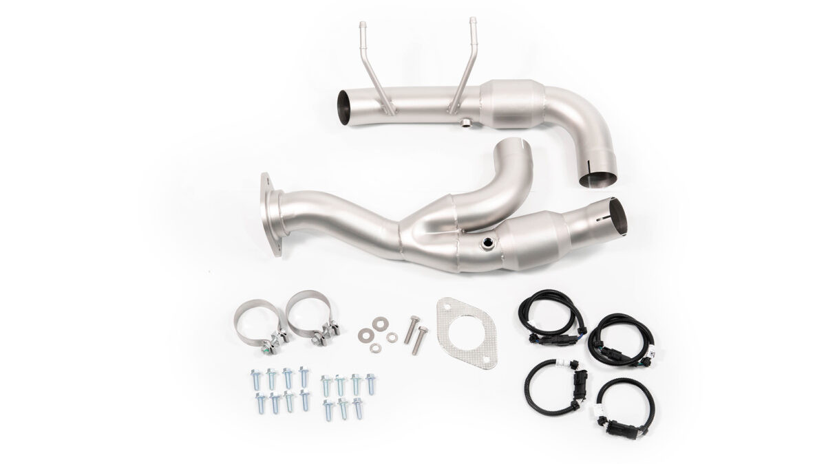 LTH 2021-2026 F150 V8 1-7/8" Long Tube Headers ECOf Catted Connector ...