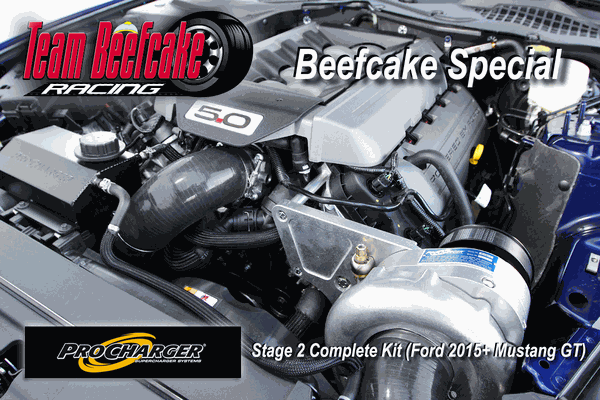 S550 Mustang Procharger Supercharger Stage 2 Kit ~ Beefcake Racing
