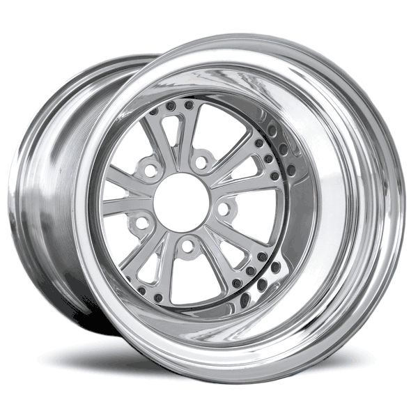 RC Components 15x12 Torx Non-Beadlock Rear Wheel Polished Rim ...