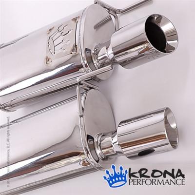 Krona Performance Catback Exhaust 2.5" Off-Road (15-17 Mustang Ecoboost ...