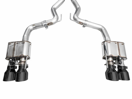 AWE SwitchPath Catback Exhaust Quad Silver Tips (2024-2025 Mustang GT ...