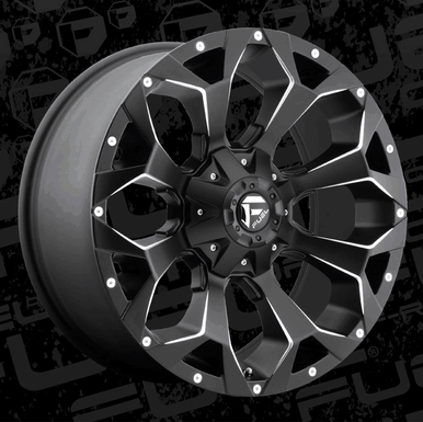 Fuel Off-Road 20x9 Assault Wheel 8x180 BP -18 ET Black D546 - Beefcake ...
