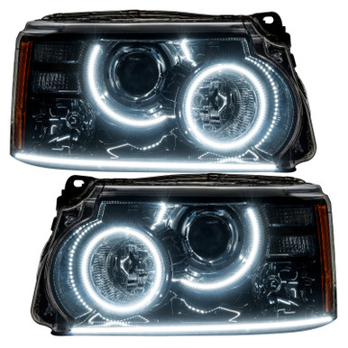 Oracle 4in LED Concept Strip (Pair) - Red - 4508-003 - Beefcake Racing