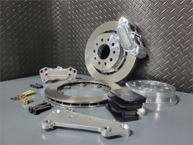 Aerospace Components 4 Piston Pro Street Front Brake Kit 05-14 Mustang ...