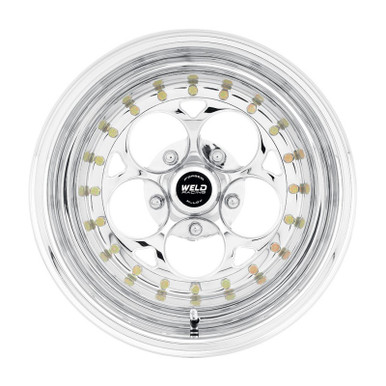 Weld 15x5 RT Magnum III Wheel 5x4.75 BP 2.5 BS Polished 792P55204 ...