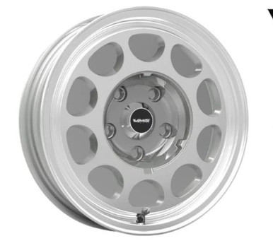 VMS Wheels Phone Dial 15X3.5 5X114.3 -13 ET 73.1 CB Silver Machined ...