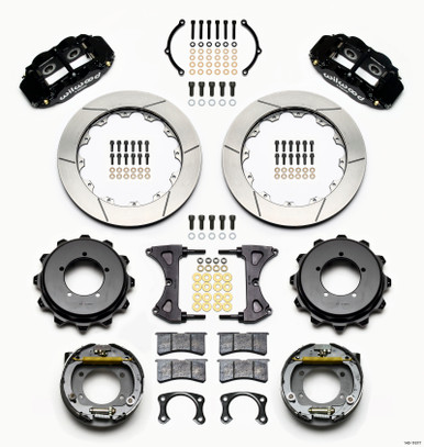 Wilwood Narrow Superlite 4R Rear Kit 12.88in Speedway Eng Floater w ...