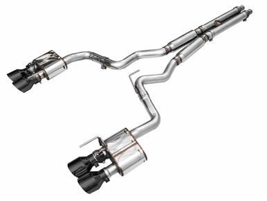 AWE SwitchPath Catback Exhaust Quad Silver Tips (2024-2025 Mustang GT ...