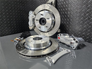 Aerospace Pro Street Dimpled and Slotted Front Brake Kit (2009-2020 ...