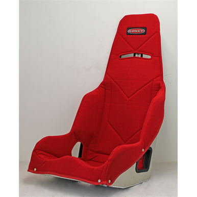 Kirkey 55 Series Pro Street Drag 17" Red Tweed Seat Cover