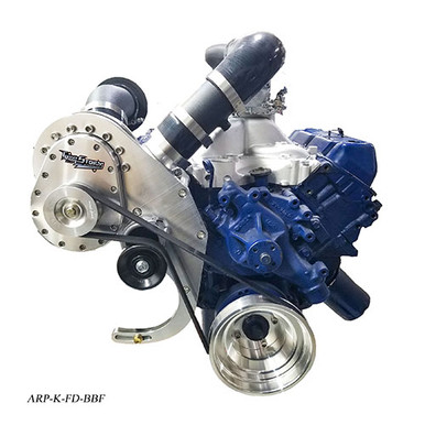 TorqStorm Single Supercharger Kit Black (Ford 351 Cleveland & 351 ...