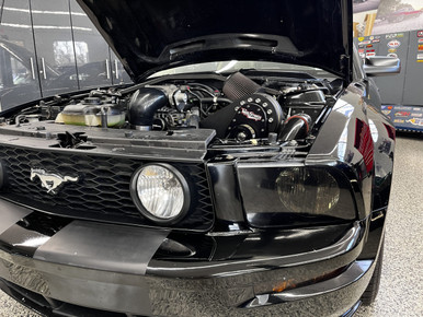 TorqStorm Single Supercharger Kit Black (2005 - 2010 Mustang GT) ARP-K ...