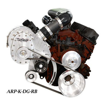 TorqStorm Single Supercharger Tuner Kit Passenger Side Black (Big Block ...