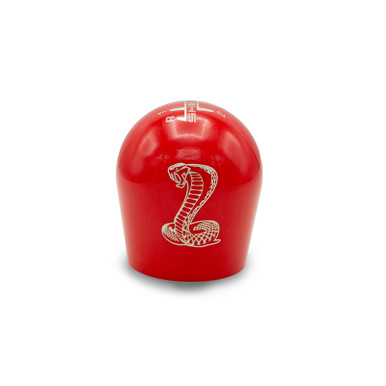 Shelby American Weighted Shift Knob by Billetworkz-Red BWKNB15MUSGREDS