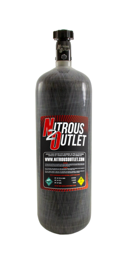 Nitrous Outlet 12lb Composite Nitrous Bottle & High Flow Valve 00-30145