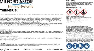 COATES THINNER B 20L(CTPV-B20) - Aldus