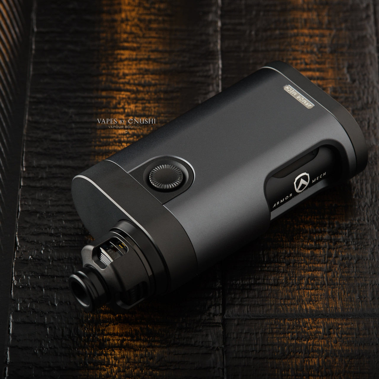 Armor Mods - Engine RDA Top Cap Set, Satin Black DLC - Vapes by Enushi