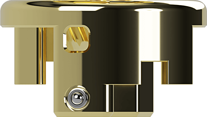 Armor Mods - Engine RDA Air Flow Insert, Polished Gold, Medium 1.8x2 ...