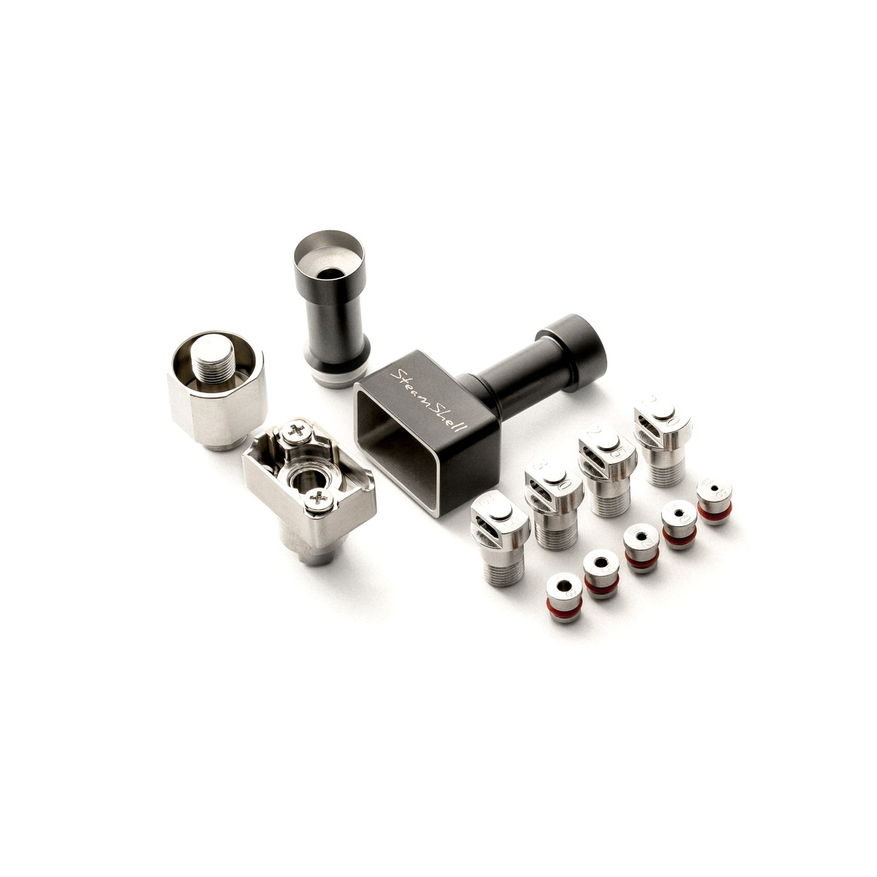 Atmizoo - SteamShell Iron Grey RBA for Boro Tanks - Vapes by Enushi