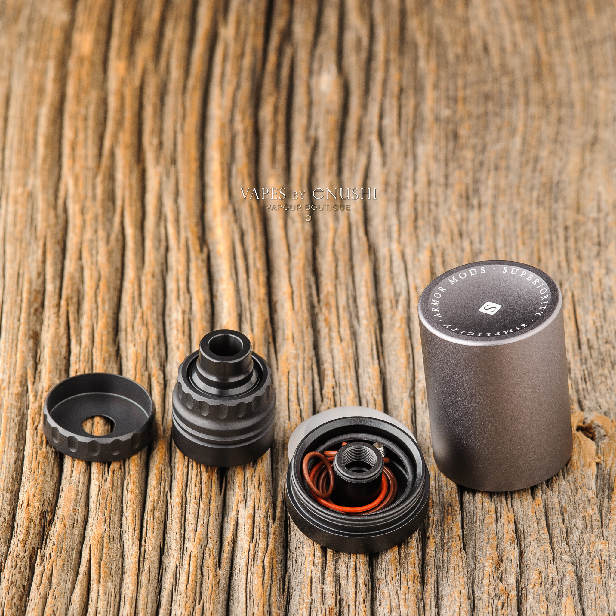 Armor Mods - "Armor S RDA", Black Edition - Vapes by Enushi