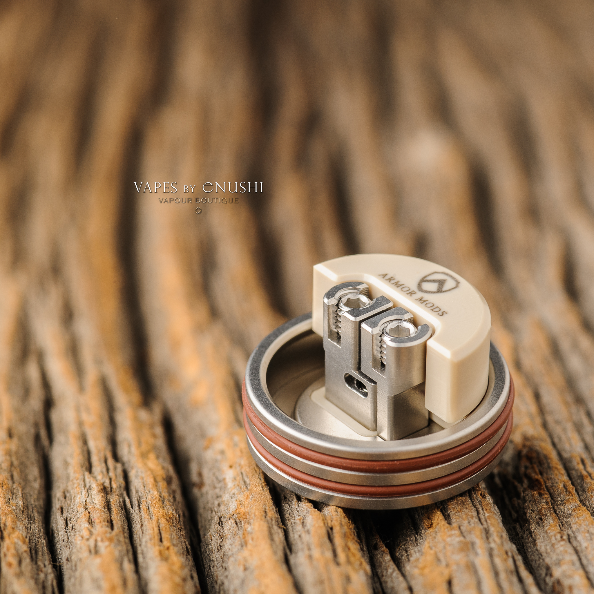 Armor Mods - "Armor S RDA", Silver Titanium - Vapes by Enushi